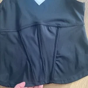 Cotton On | Tops | Cotton On Body Black Corset Style Athletic Tank Top ...